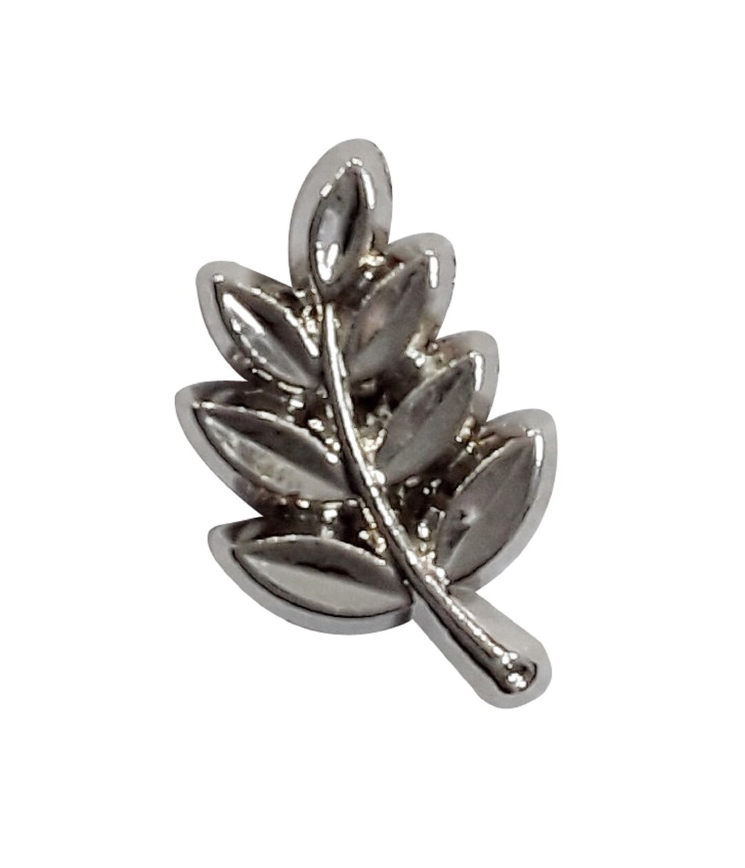 Acacia Leaf Lapel Pin Silver - Large Masonic - LP17 - Etsy
