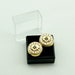 Gold Cuff Button Covers With Masonic Square, Compass and G pair ...