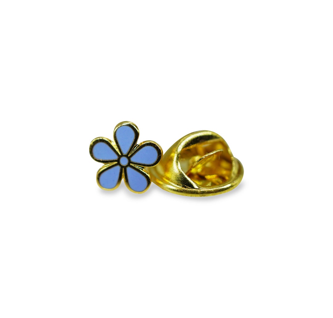 Forget Me Not Masonic Freemasons Lapel Pin - Gold - Medium LP 168 - Etsy