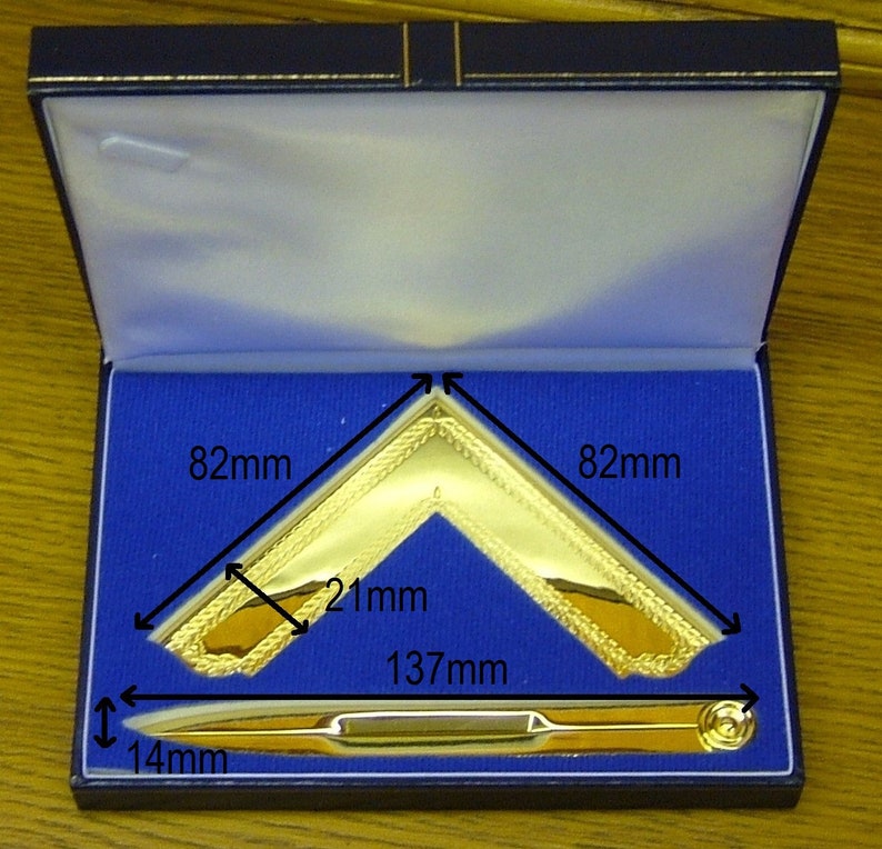 Freemasons Masonic Square and Compass Set in Gold/gilt - Etsy