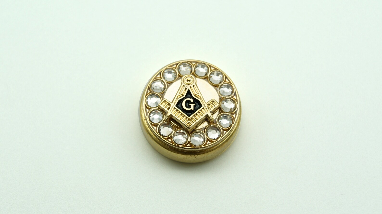 Gold Cuff Button Covers With Masonic Square Compass and G - Etsy