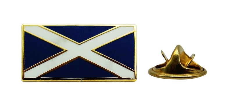 Scottish Flag Saltire Lapel Pin LP 47 - Etsy