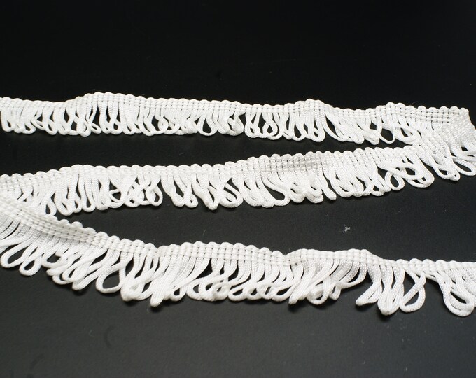 White Loop Fringe 20mm Drop (full Width 25mm), 1m Lengths. - Etsy