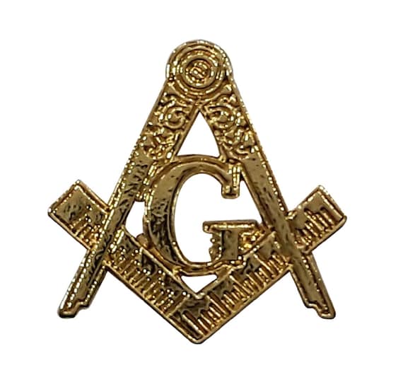 Freemasons Gold Coloured Square and Compass With G Masonic | Etsy UK