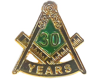 25 Years in Freemasonry Lapel Pin Freemasons Masonic - Etsy