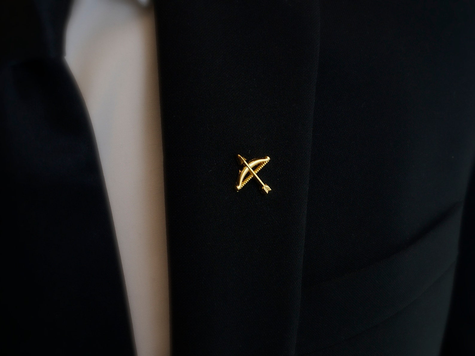 Masonic Order of the Secret Monitor Golden Bow and Arrow Lapel | Etsy