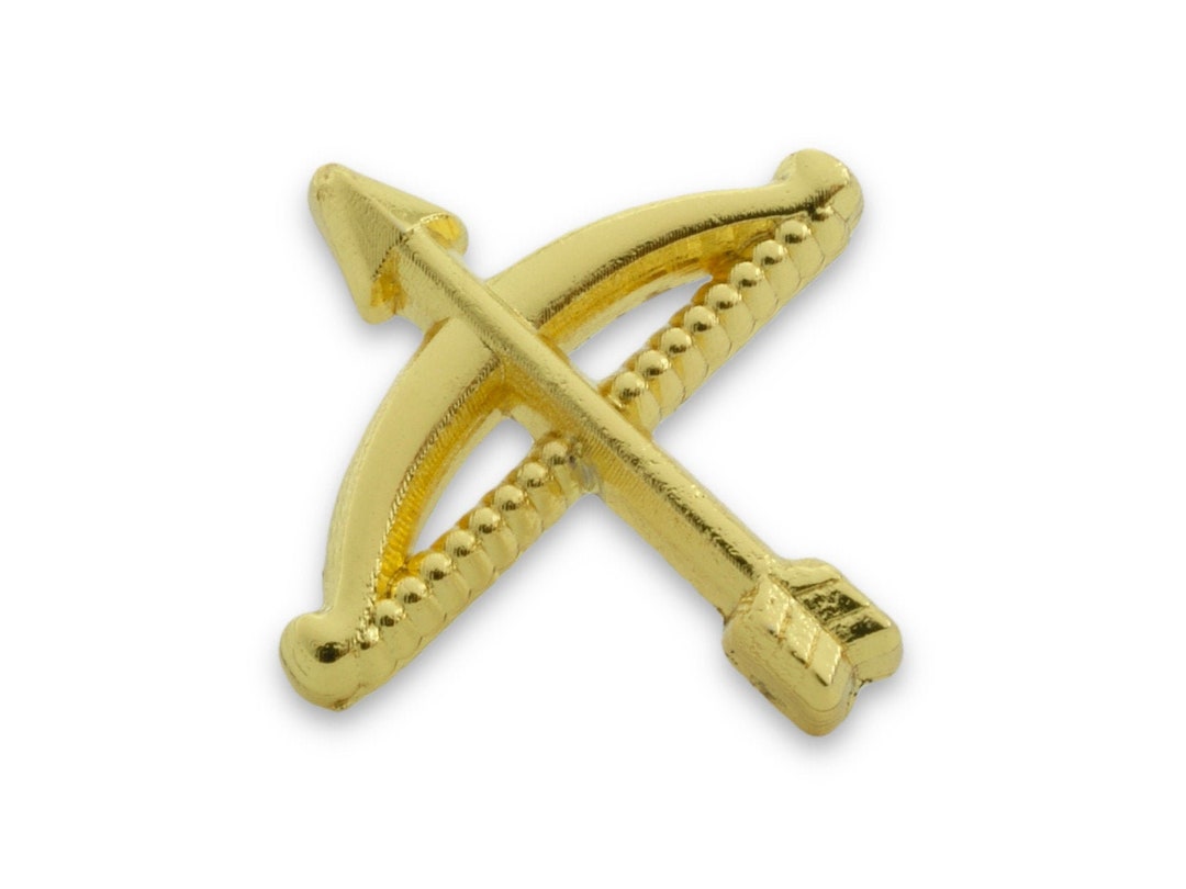 Masonic Order of the Secret Monitor Golden Bow and Arrow Lapel Pin LP ...