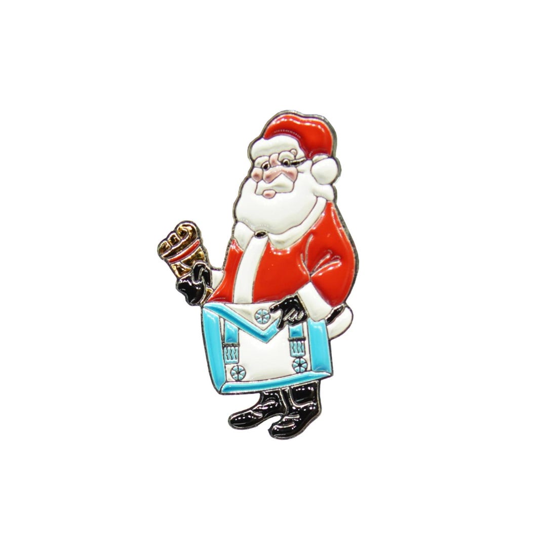 Masonic Santa Claus Christmas Edition EC Lapel Pin - Etsy