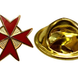 Knights of Malta - Red - Masonic Freemasons Lapel Pin - LP27 - Etsy