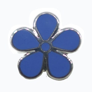 Forget Me Not Masonic Freemasons Lapel Pin - LP167- Large - Silver - Etsy