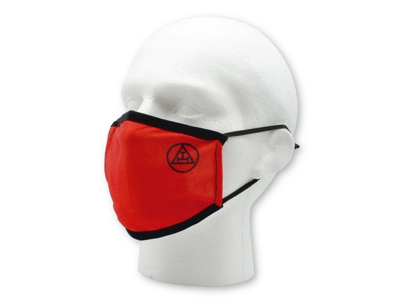 Masonic Royal Arch Face Mask With Triple Tau Symbol - Etsy