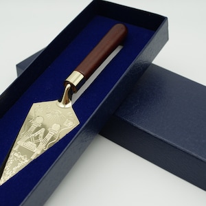 Masonic Trowel for Freemasons, Gold or Silver, Lodge,masonic Square and ...