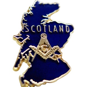 Masonic Map of Scotland Lapel Pin (LP 03) - Etsy