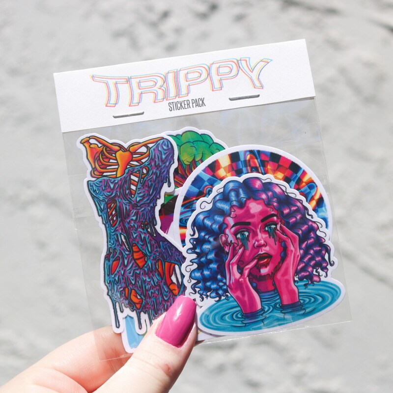 Trippy Sticker - Etsy