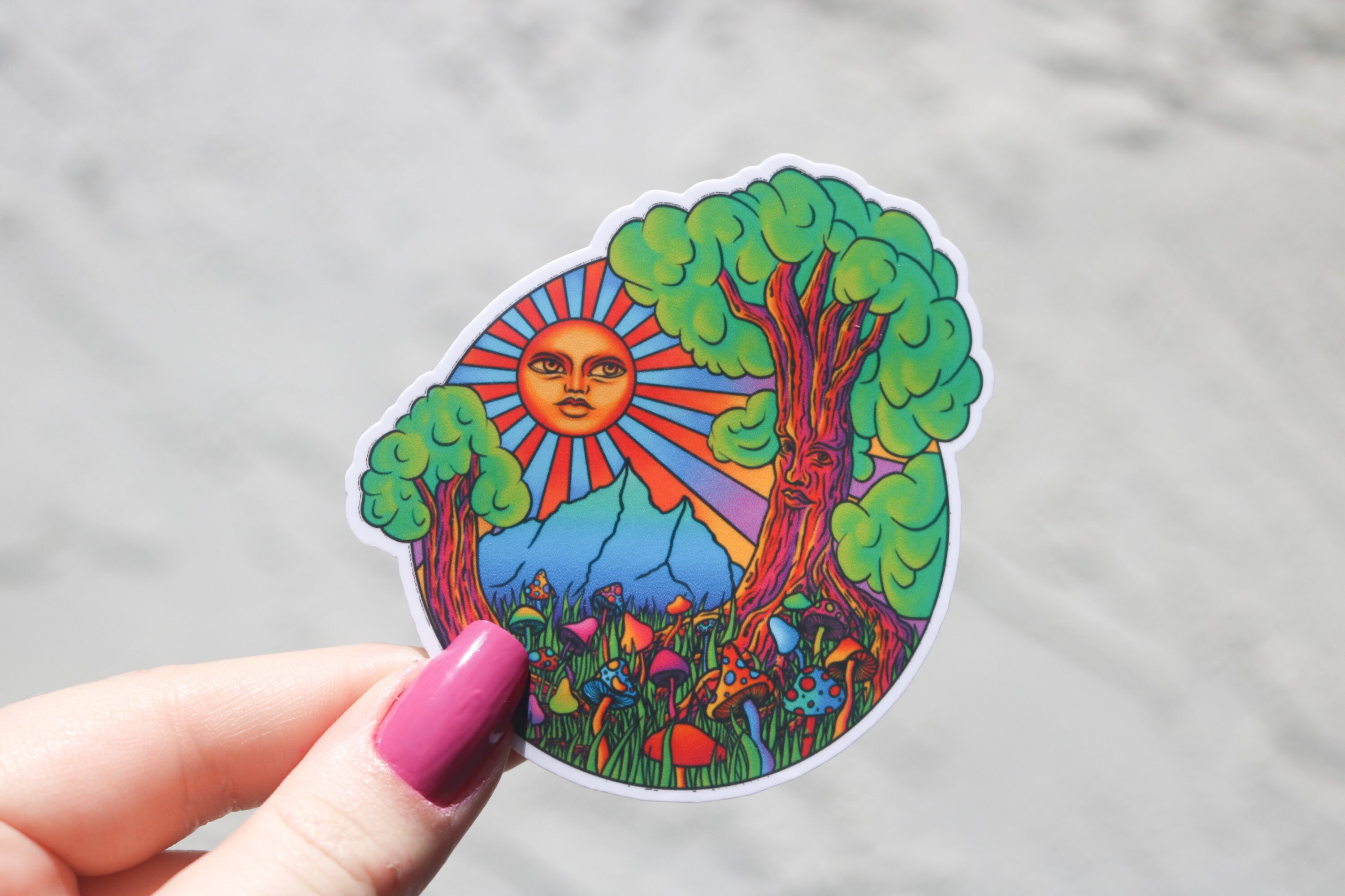 5pcs Trippy Vinyl Sticker Pack Psychedelic Vinyl Sticker - Etsy