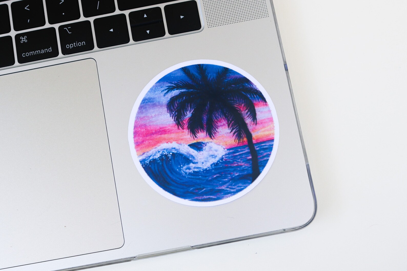 Ocean Vinyl Sticker Wave Vinyl Sticker Palm Tree Vinyl - Etsy