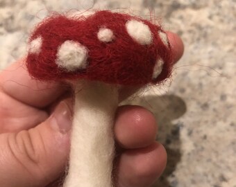 Needle Felted Mushroom | Etsy