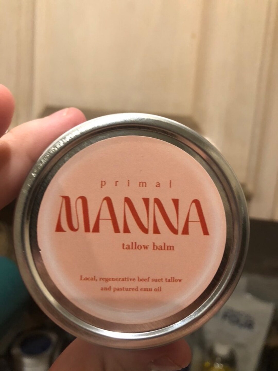 PRIMAL MANNA Tallow Balm Pastured Tallow and Emu Oil 100% Animal Based ...