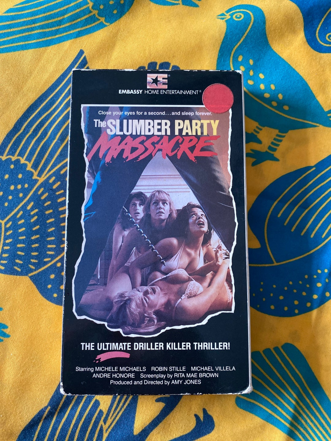Slumber Party Massacre Cinta Vhs 80s Horror Etsy México