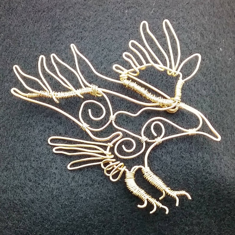 Wire Wrapped Brooch - Etsy