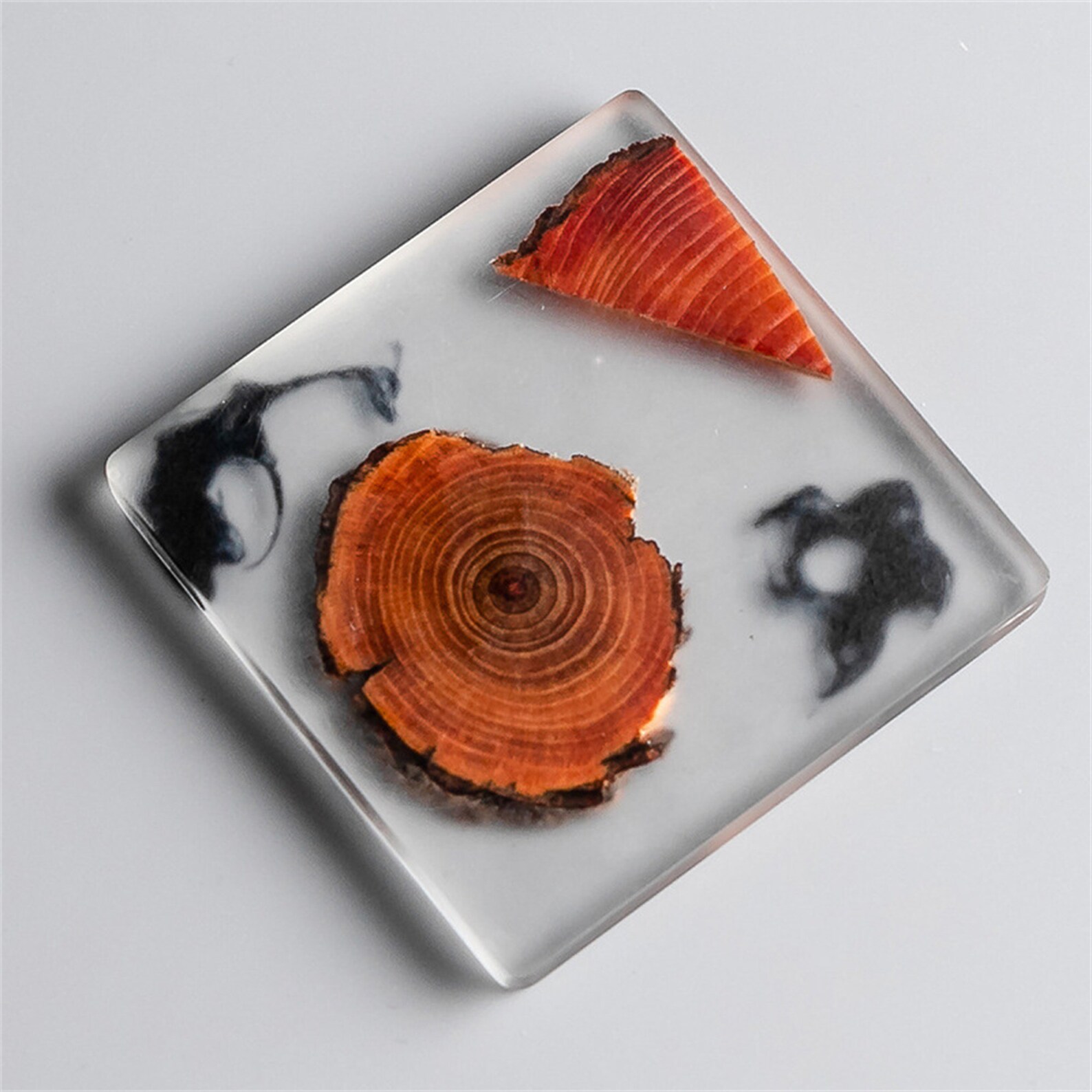 Handmade Resin Coasters Creative Coasters Solid Wood - Etsy