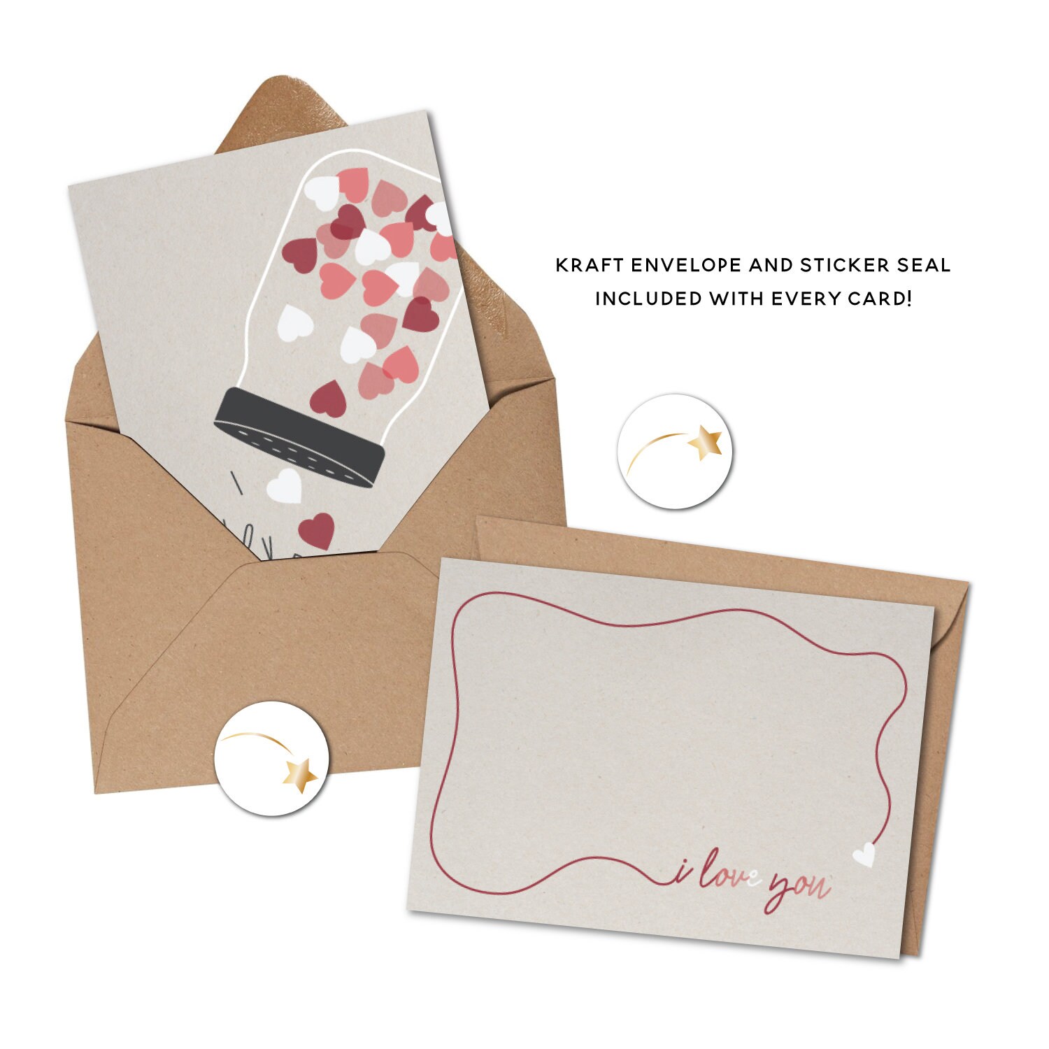 Rustic Modern Valentine's Day Greeting Cards by GSGS 4 | Etsy