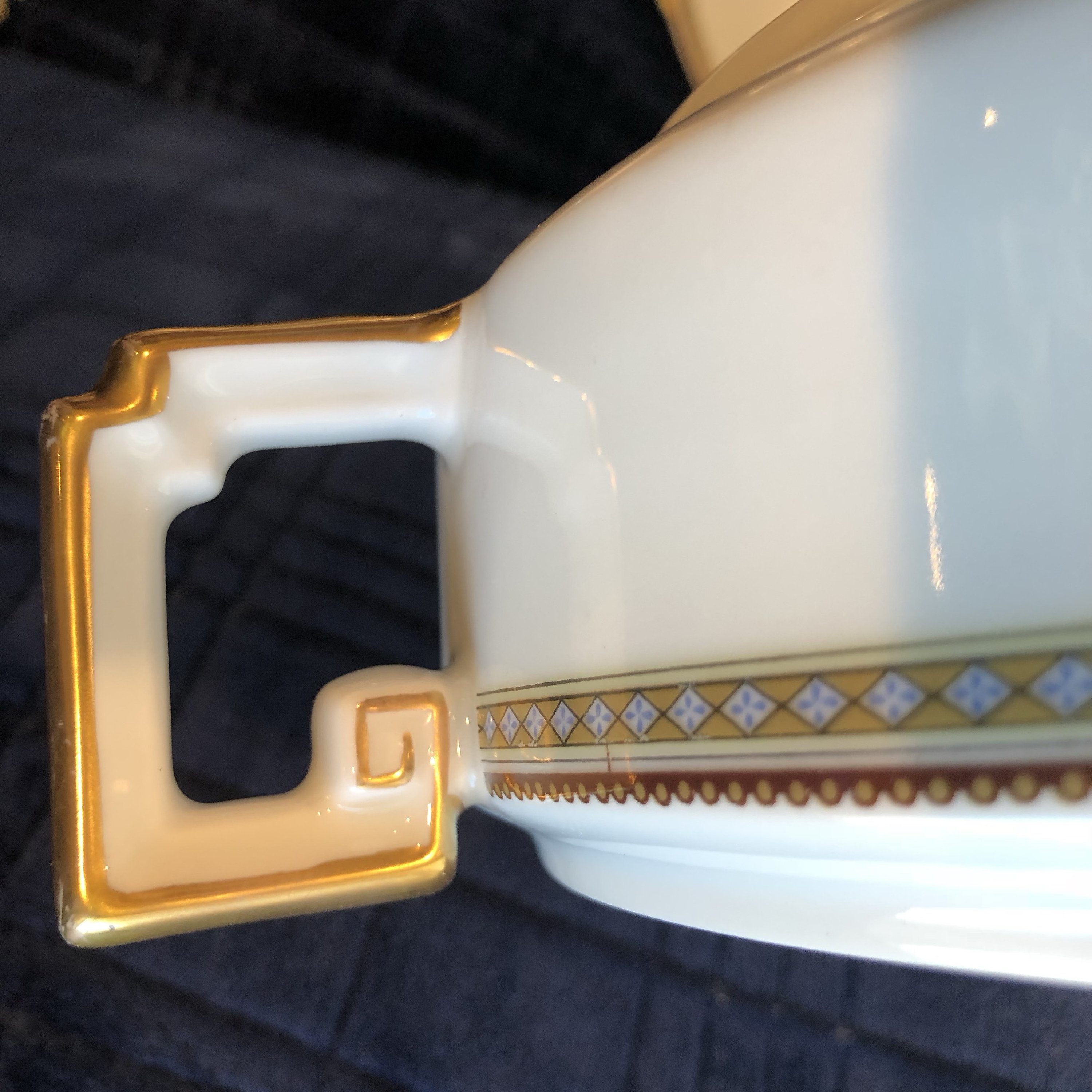 Heinrich H&C Selb Bavaria Gold Black Silver, Vintage Fine China ...