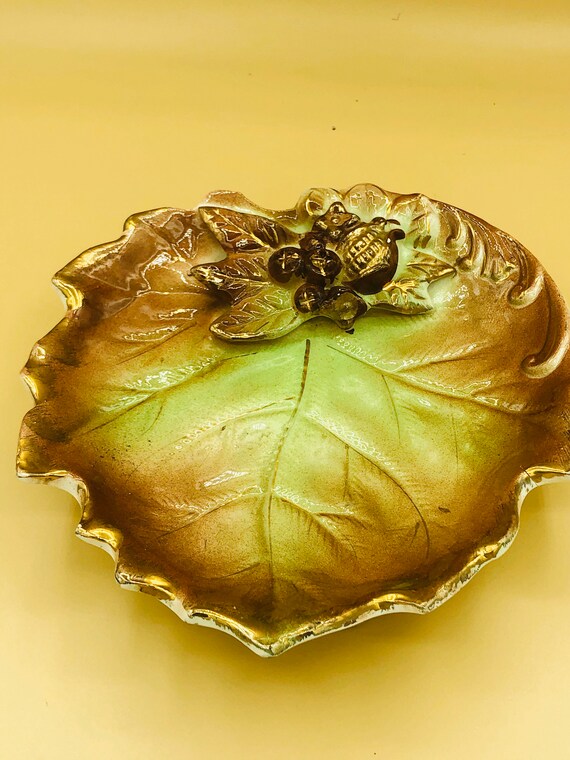 Autumn Leaf Plate FAll Decoration Fall Collections | Etsy