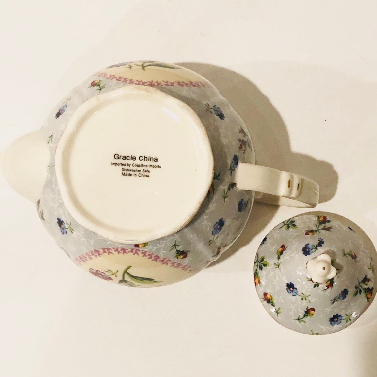 Vintage Gracie China Teapot, Tea Lover, Tea Party - Etsy