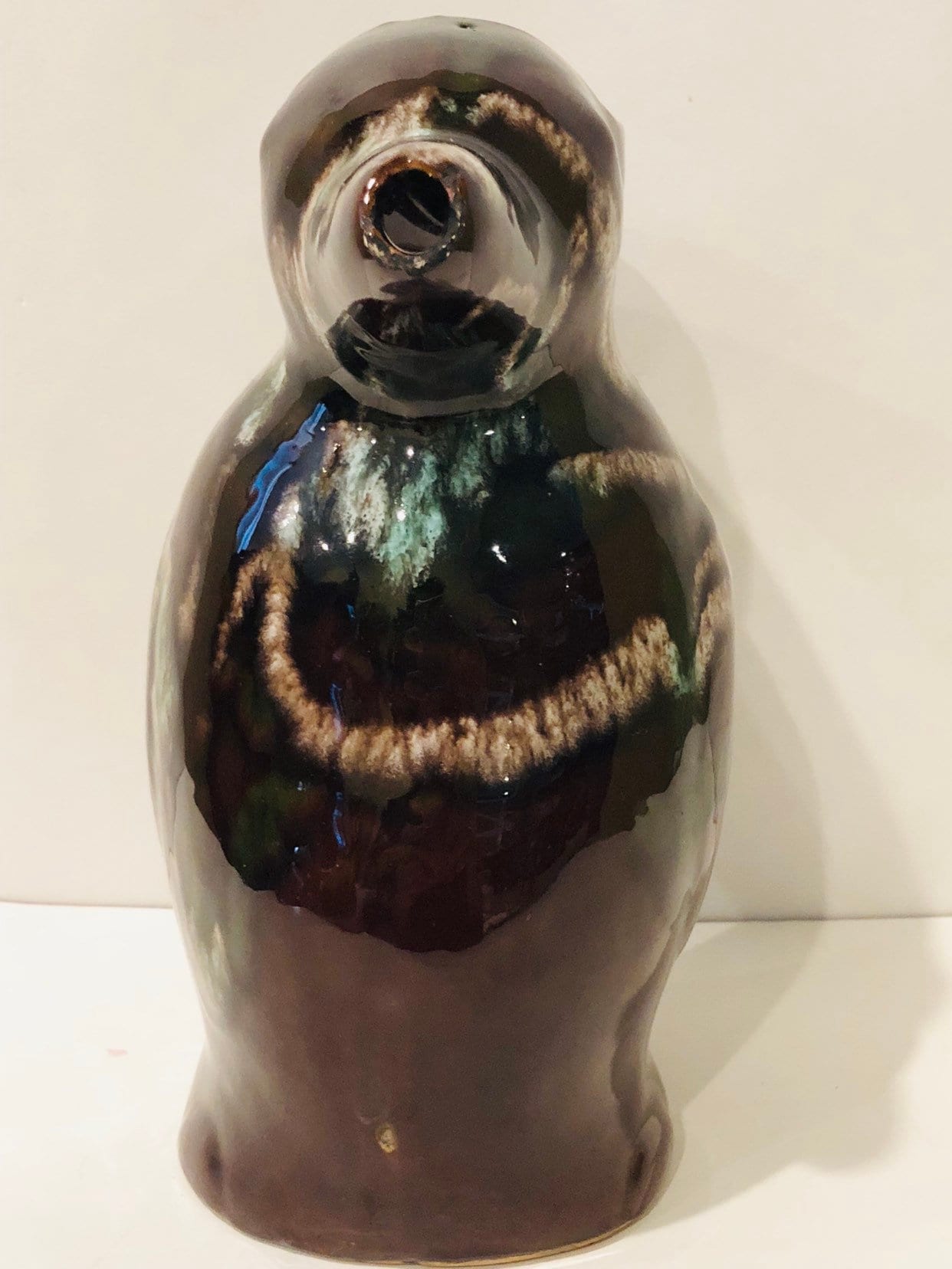 Dolphin vase, dolphin pitcher, rare pitcher, marked DHIM, valentine ...