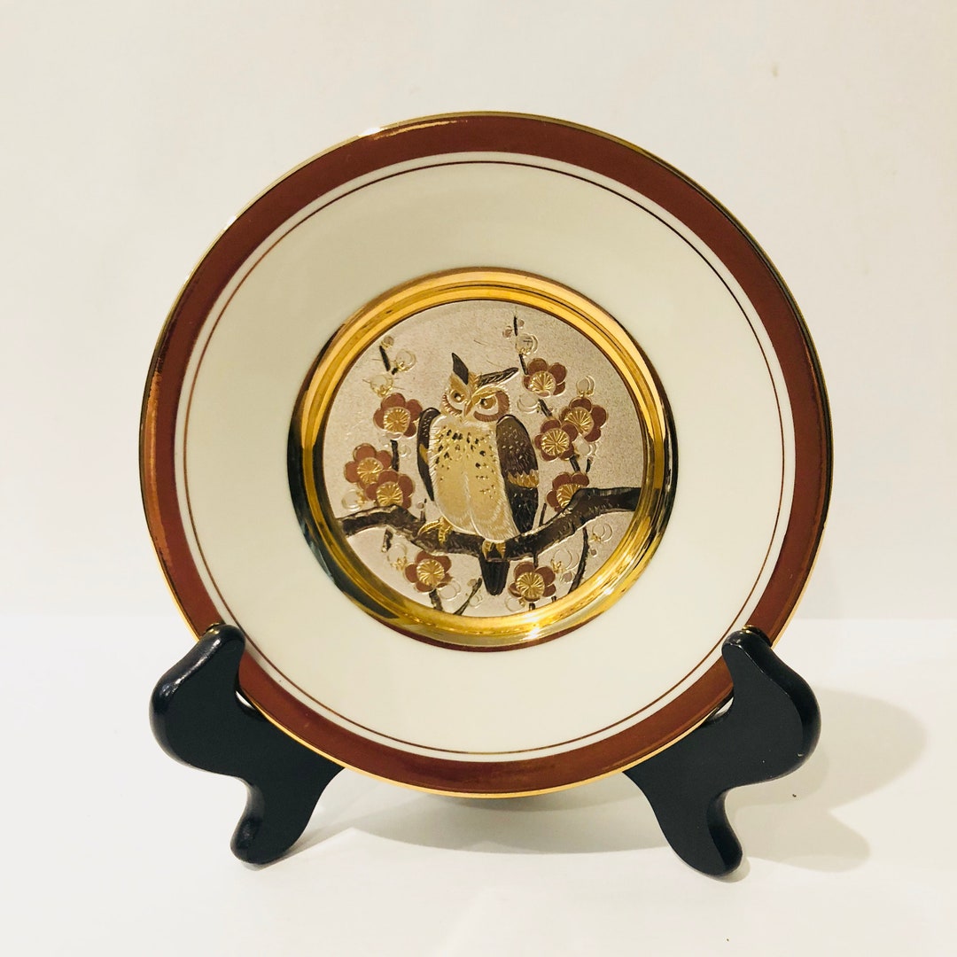 Art of Chokin Plate, Home Decor, Collectibles, 24 Kt Gold Plate, Made ...