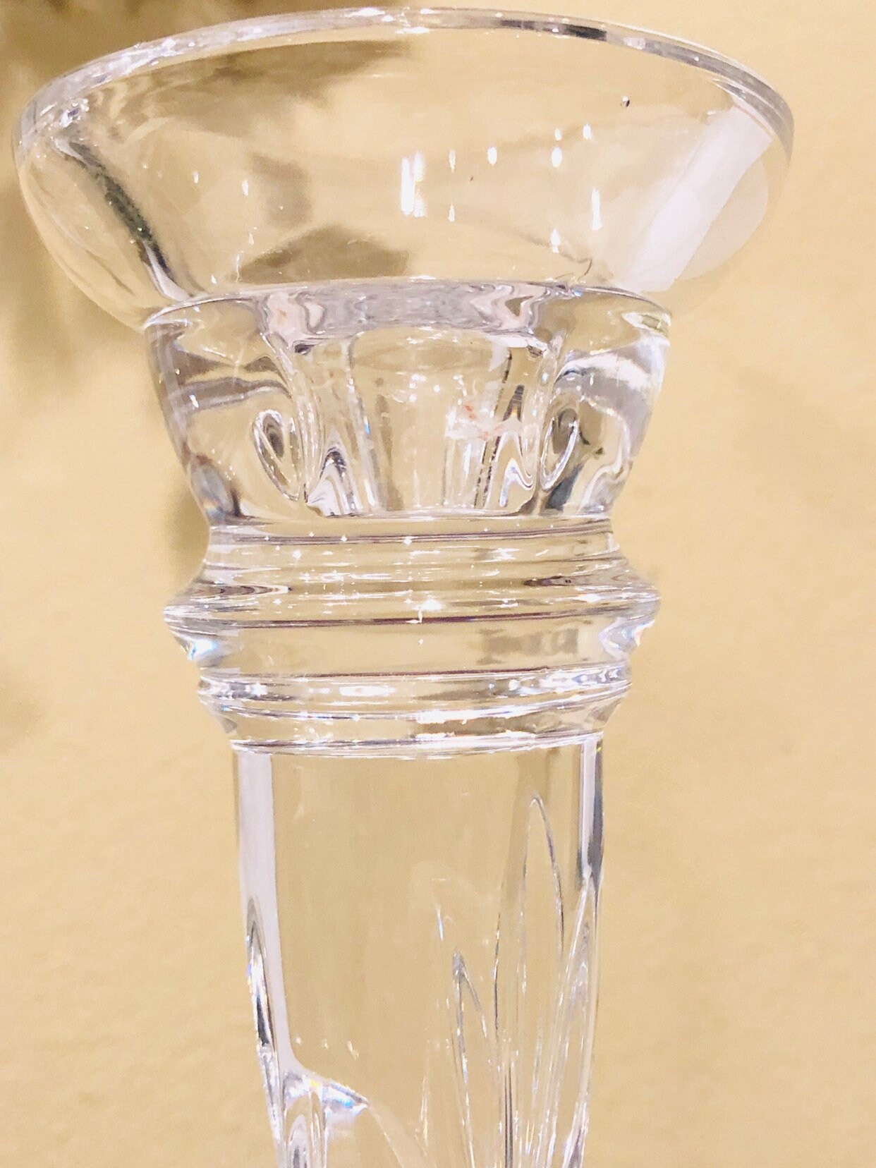 Huge Bohemian Czech Crystal Candlesticks, Home Decor, House Warming ...