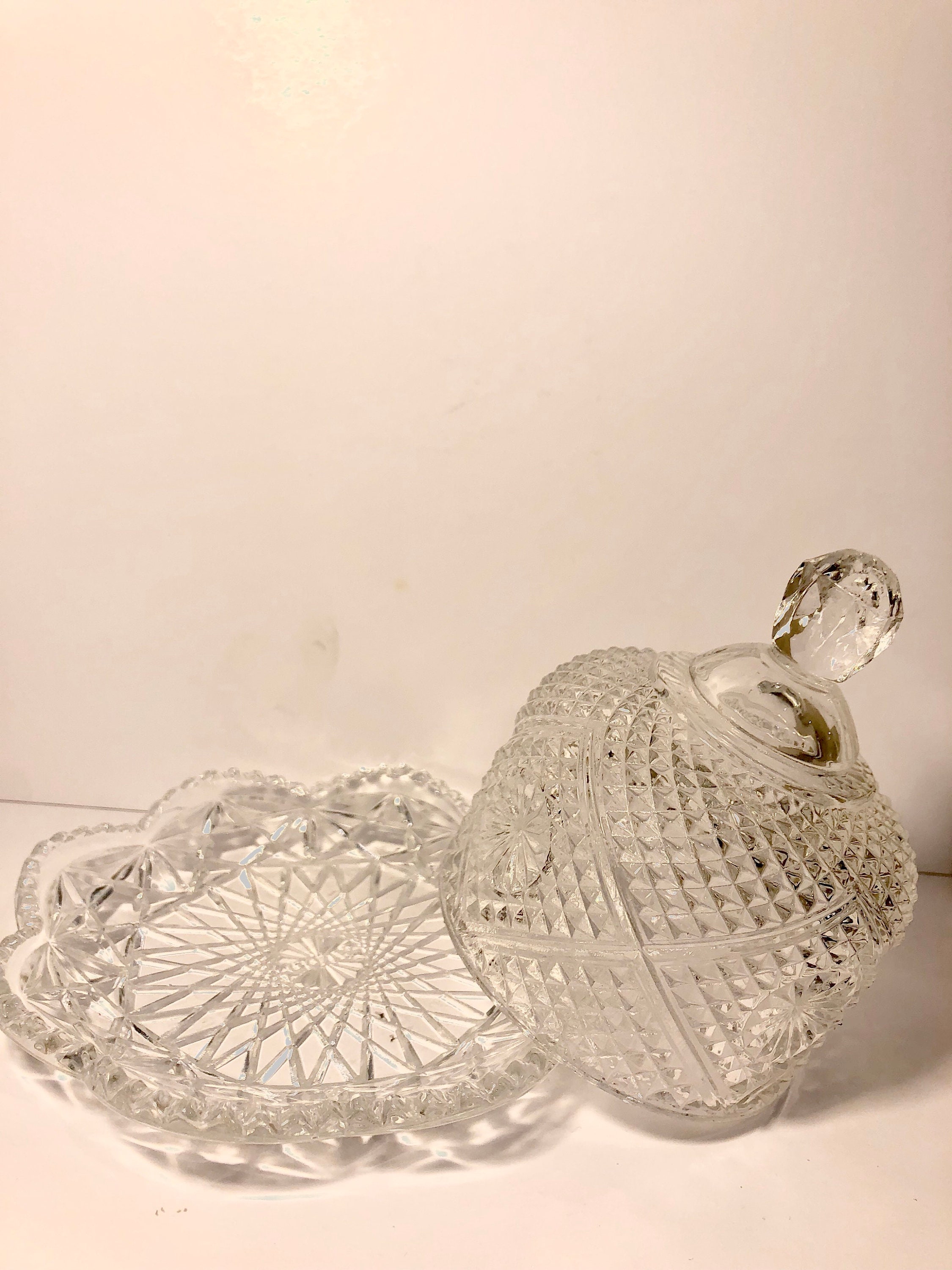 Vintage Avon Domed Butter Dish, Imperial Glass - Etsy