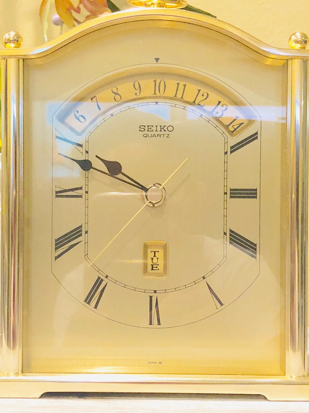 Rare Vintage Seiko Mantel Clock With Dates and Days Features, Gift for ...