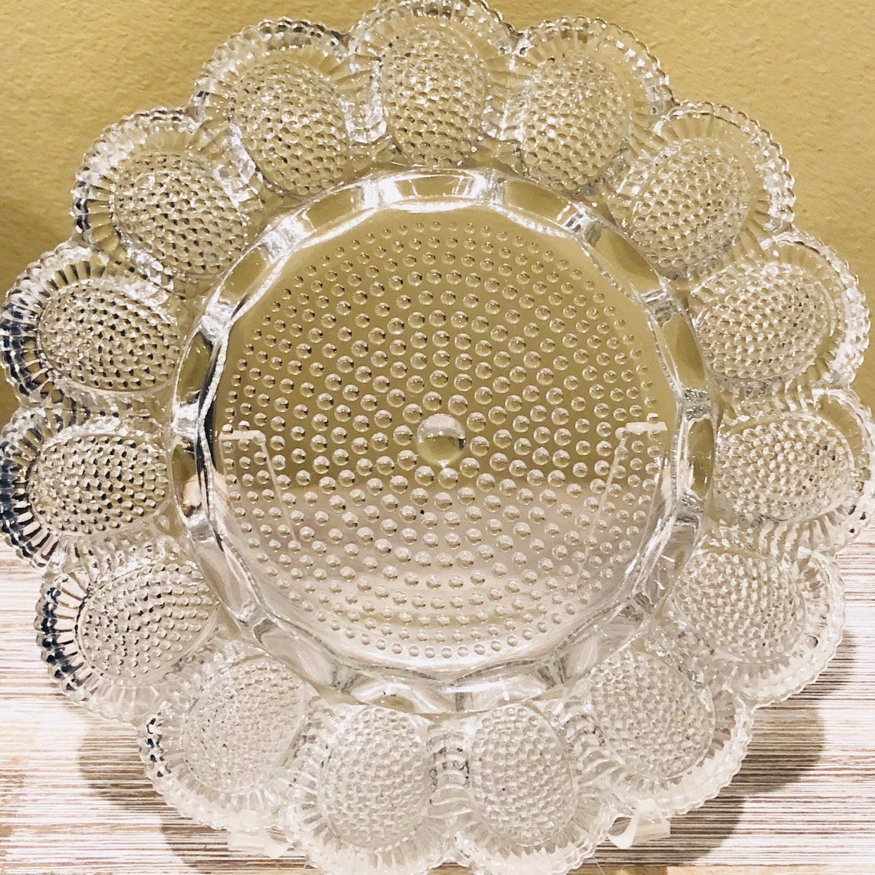 Large Vintage Deviled Egg Plate, Christmas Party, Gift for Her ...
