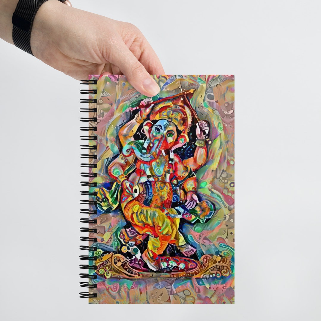 Ganesh Spiral Notebook Dotted Bullet Journal - Etsy