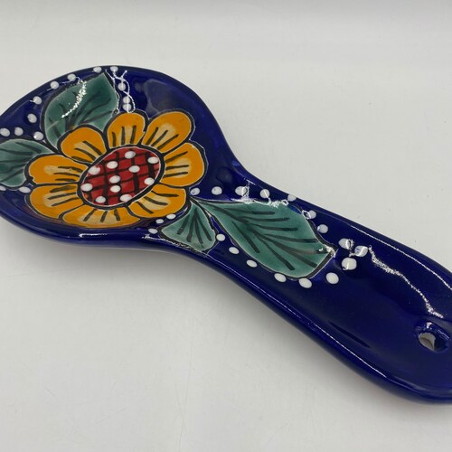 Beautiful and Colorful Handcrafted Ceramic Spoon Rest Talavera - Etsy