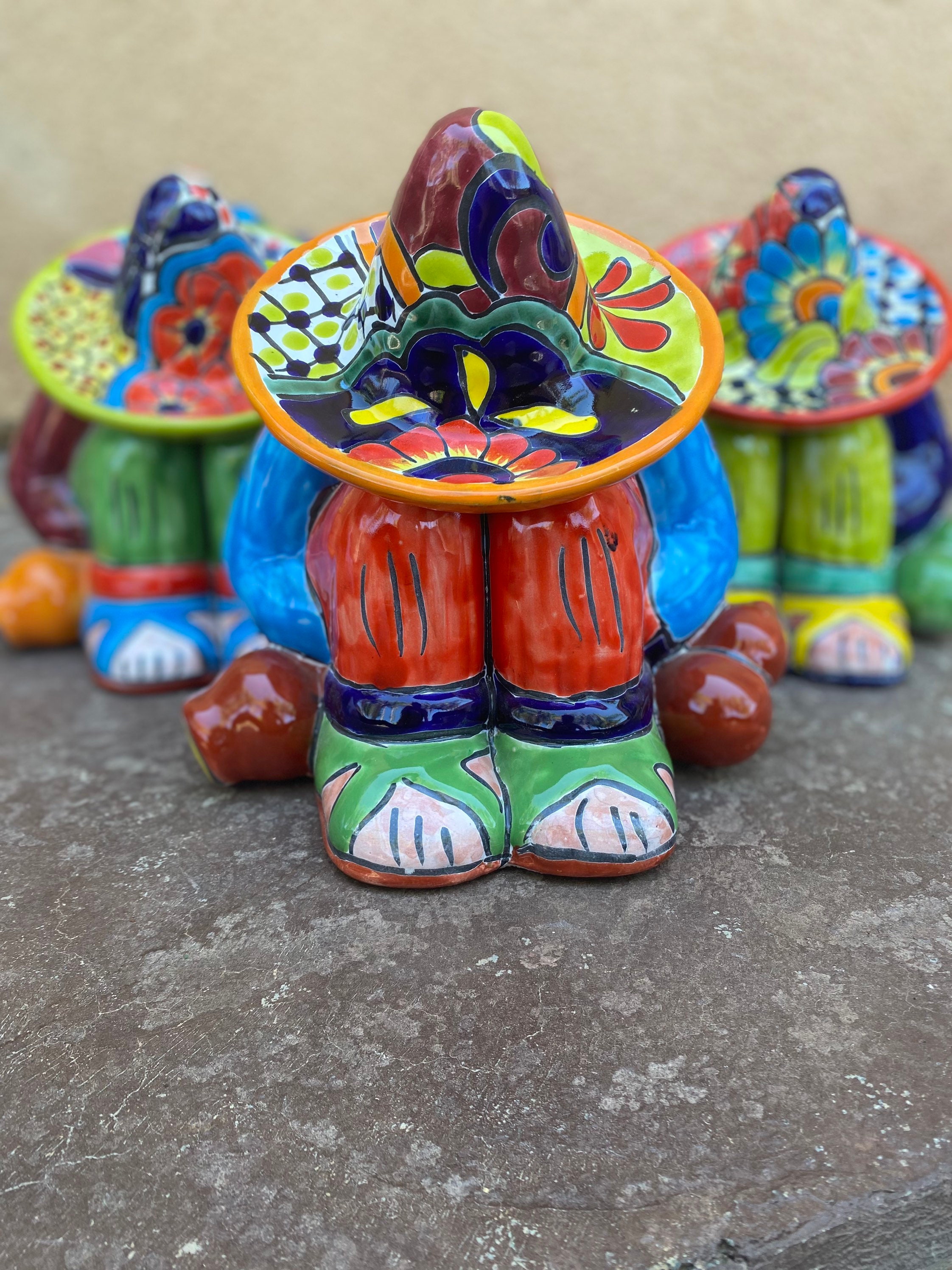 Mexican Pottery Statues