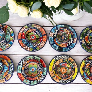 Authentic Talavera Dinnerware Set 33-piece, 8 Plate Settings, Mexican ...