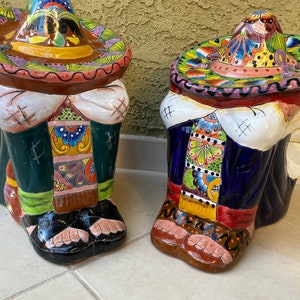 Rare Talavera Statue, Extra Large Pottery Statue, Sleeping Man Statue ...