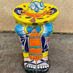 Rare Talavera Statue, Extra Large Pottery Statue, Sleeping Man Statue ...
