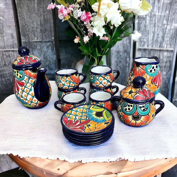 Mexican Tea Set - Etsy