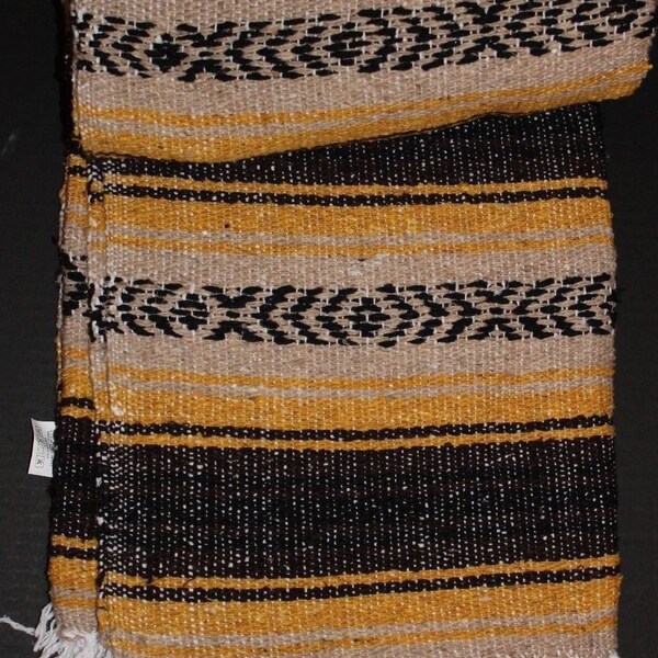 Throw Blanket, Yellow and White Striped - Etsy