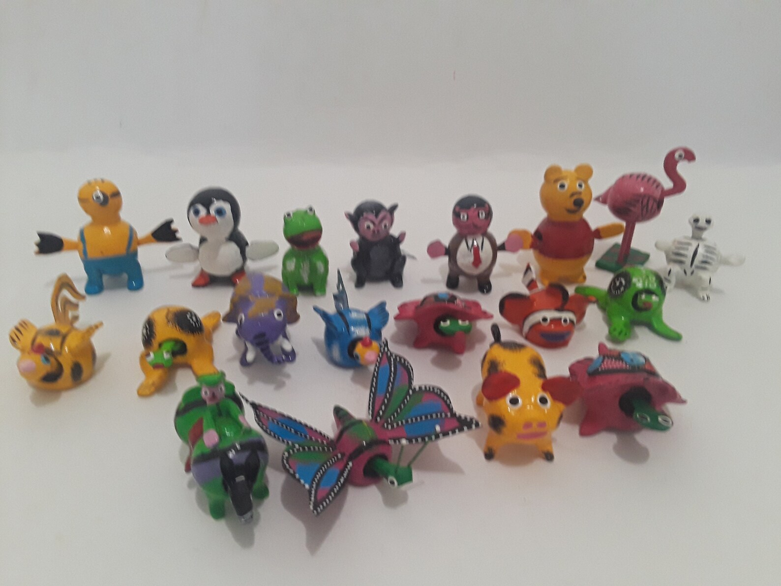 Lot of 30 Bobble Head Wooden Animals Alebrijes Hand Crafted - Etsy