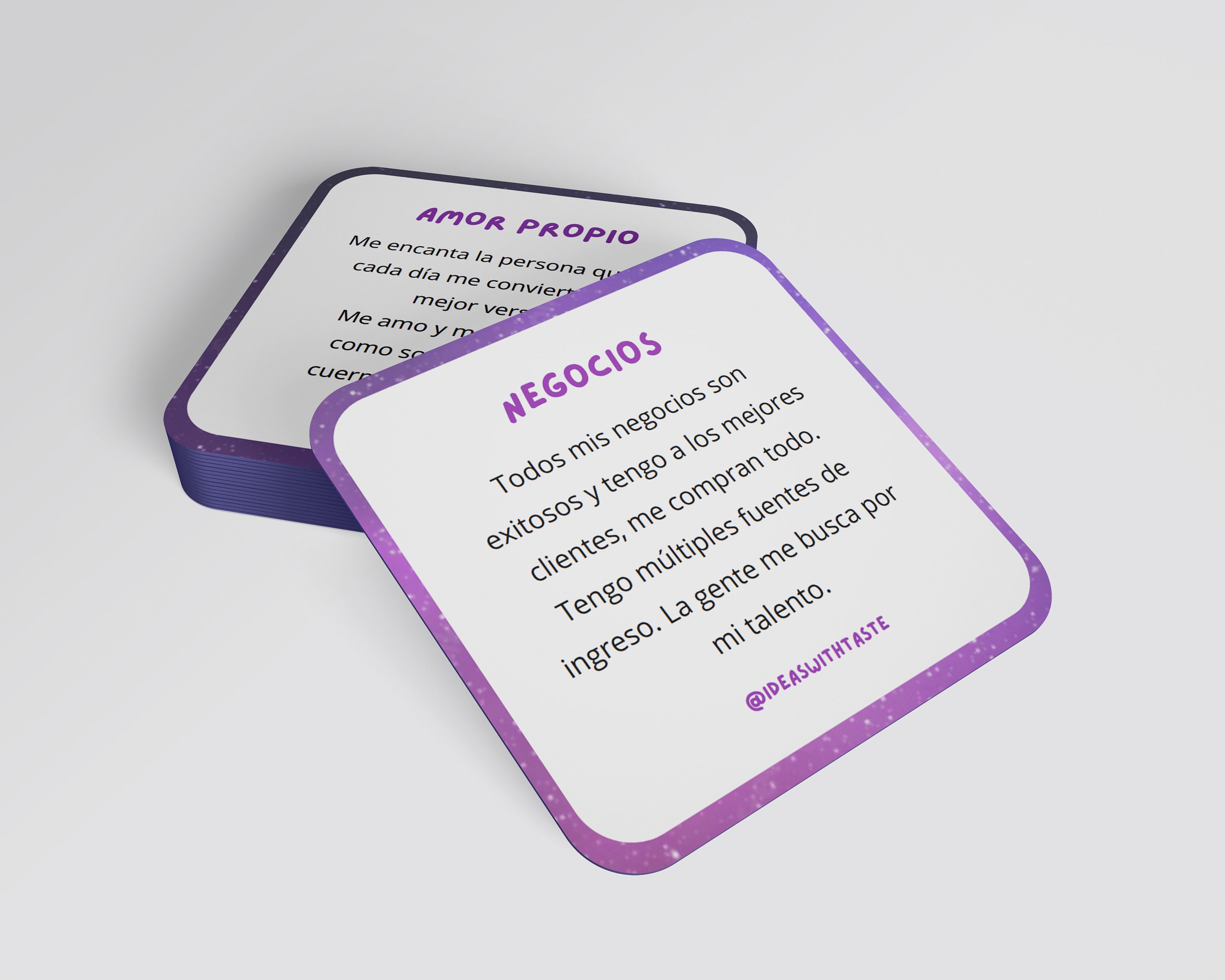 Tarjetas Con Afirmaciones Positivas Para Imprimir, Tarjetas De ...