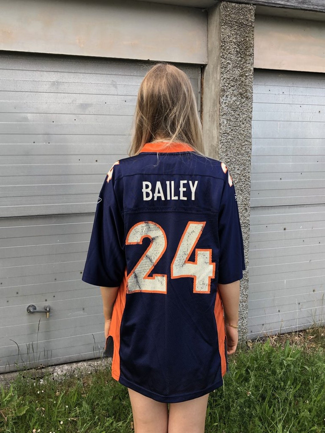 Vintage NFL Reebok USA Unisex Oversized Jersey T Shirt Navy & | Etsy