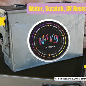 Tactical Gear Suitcase Stickers Navy Neon Values Retirement Gifts for ...