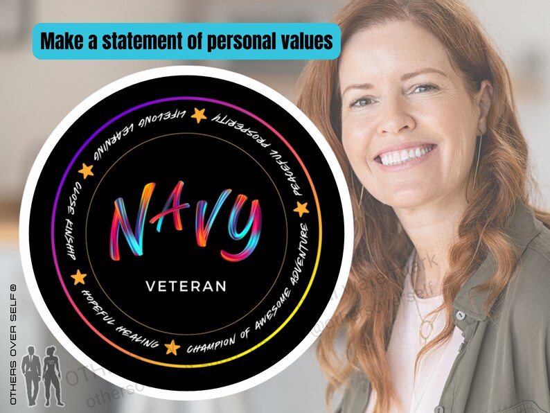 Tactical Gear Suitcase Stickers Navy Neon Values Retirement Gifts for ...