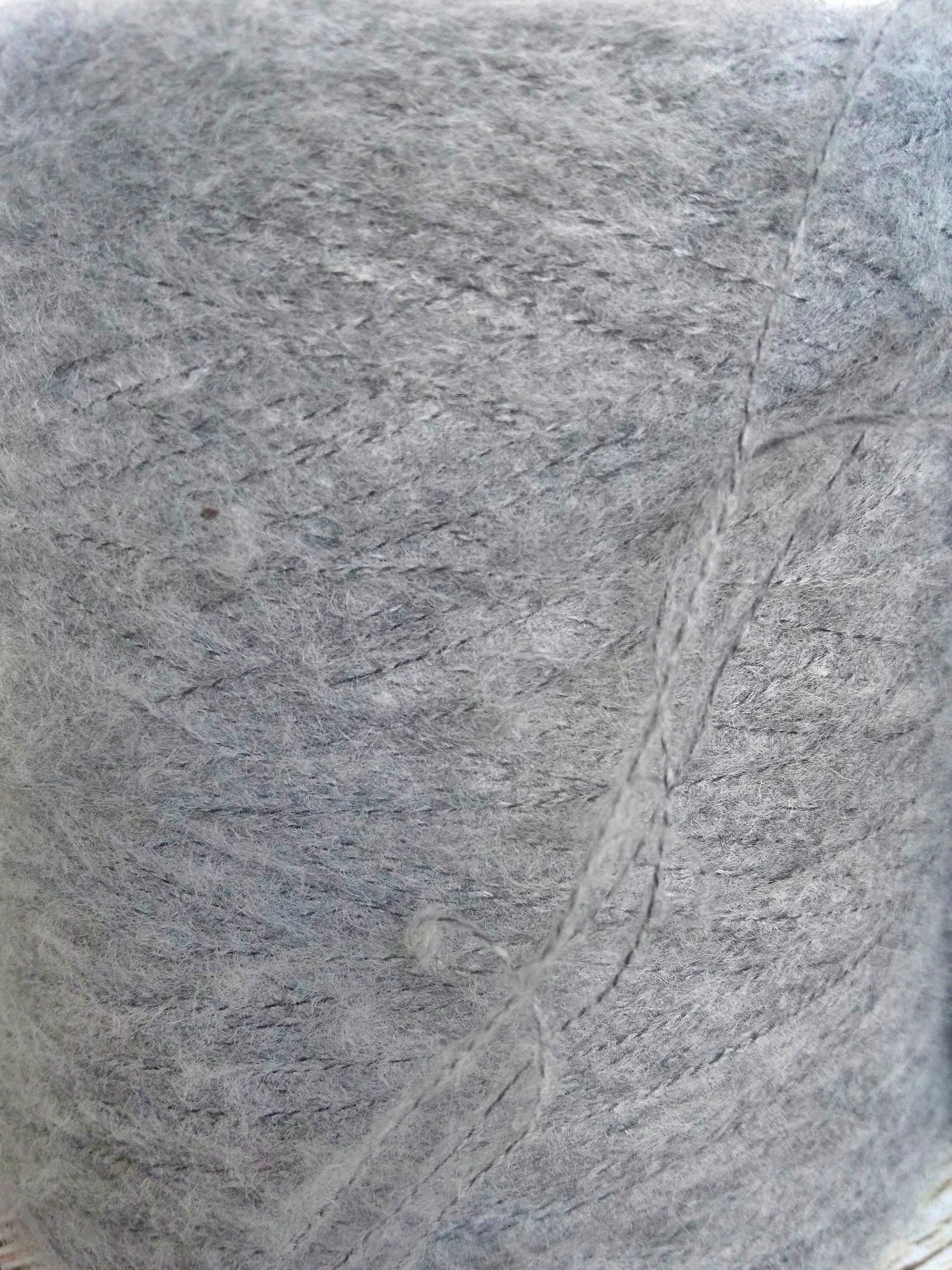 Gray Yarn Cone Grey Fuzzy Yarn Fluffy Italy Yarn Soft Wool - Etsy