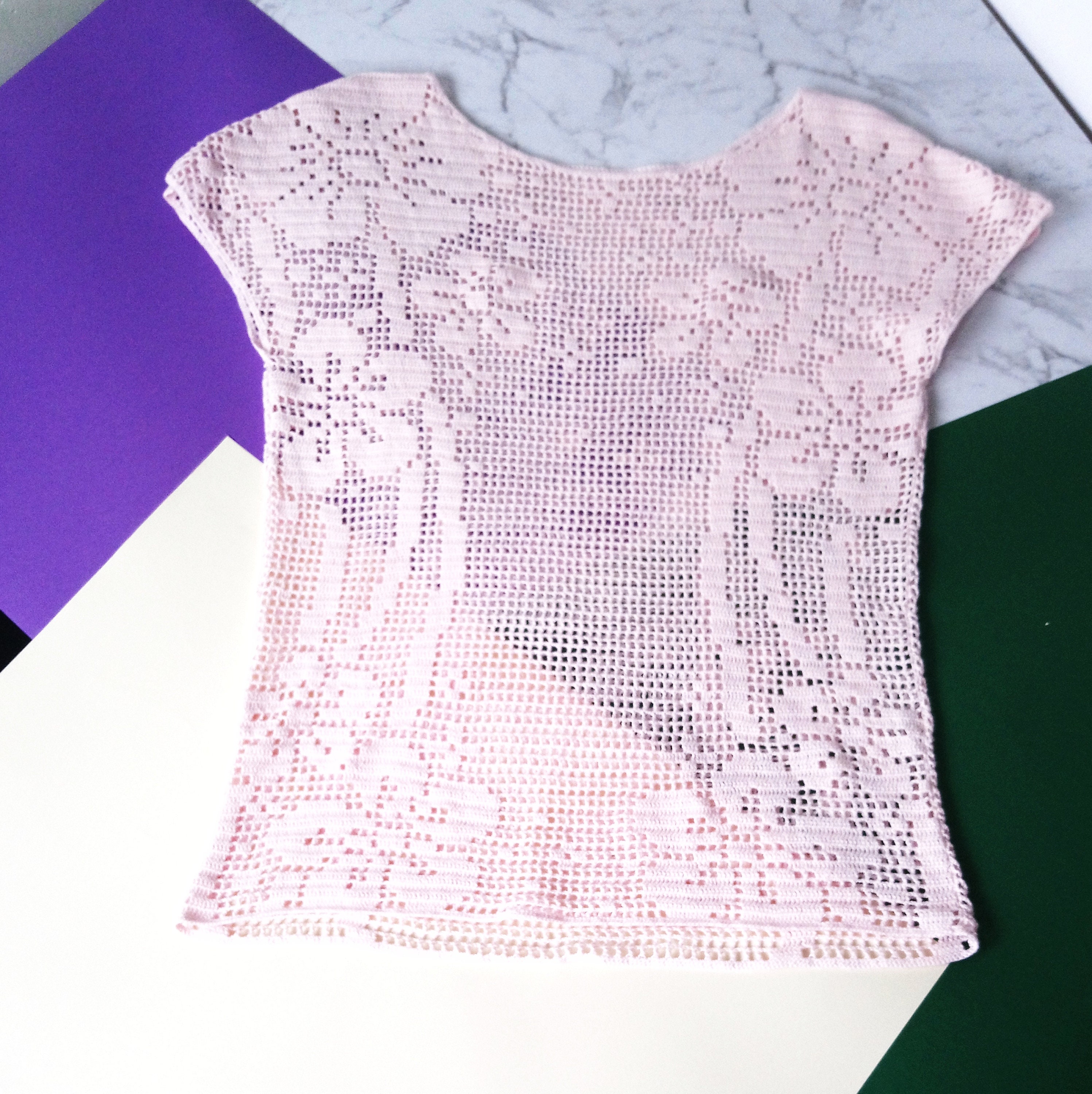 Women's Crochet Tunic Boho Tank Top Sexy See Through Top Summer Women's ...